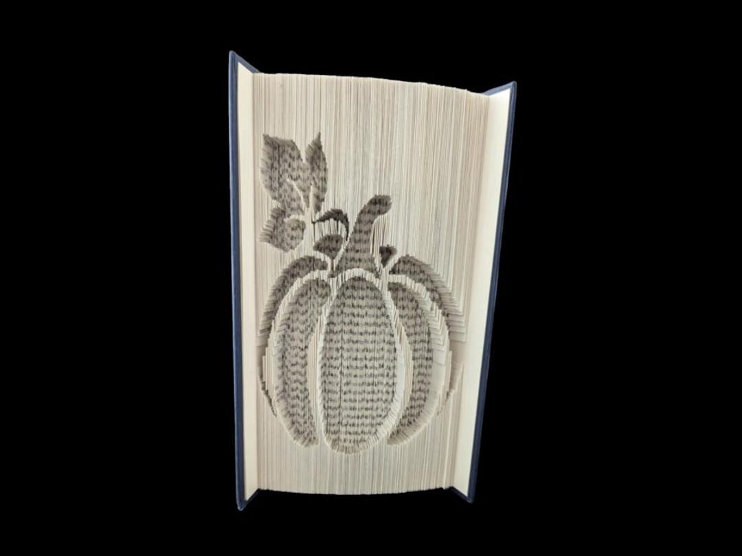 Pumpkin, Autumn, Fall, Book Folding Pattern, Cut and Fold, Includes ...