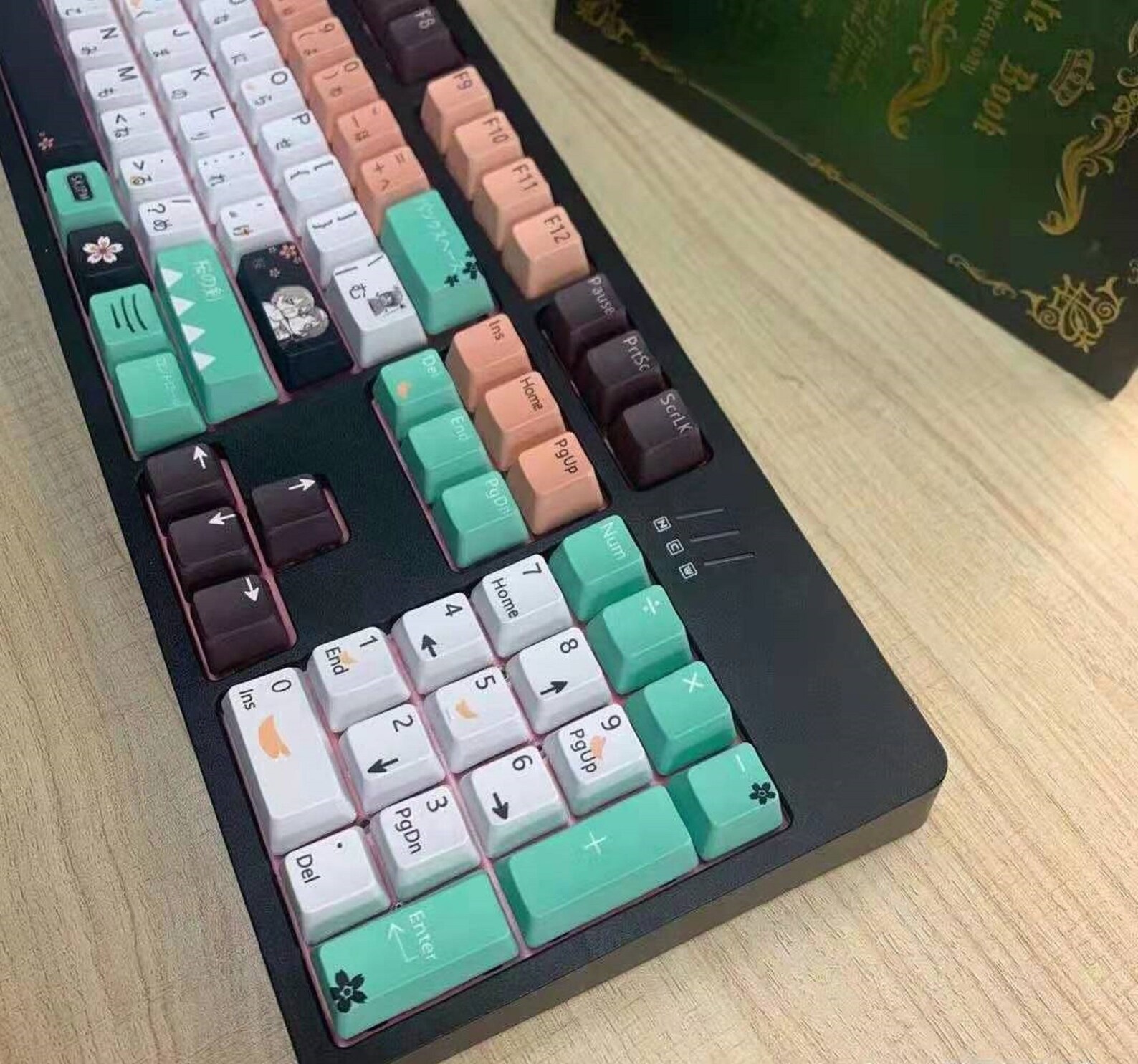 Japanese Cherry Keycaps Set OEM Artisan Keycaps 64 68 84 87 | Etsy