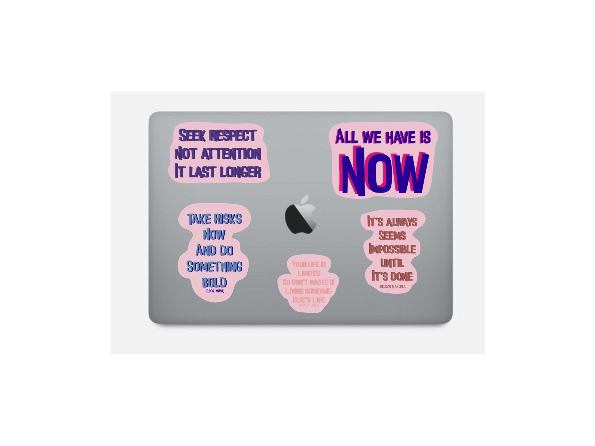 Life Quote Stickers Set 5 Stickers Included - Etsy