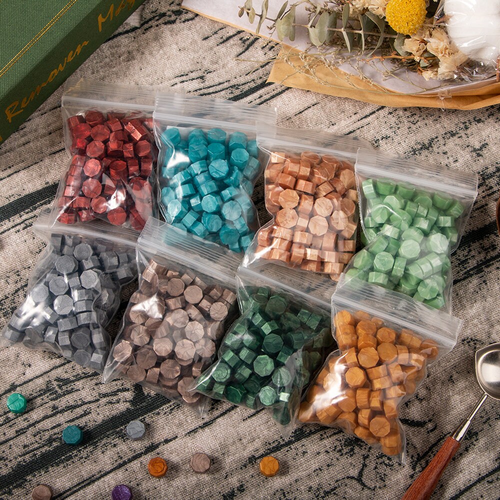 60 Pcs/bottle Wax Beads Mixing Colours Wax Tools Spoon - Etsy