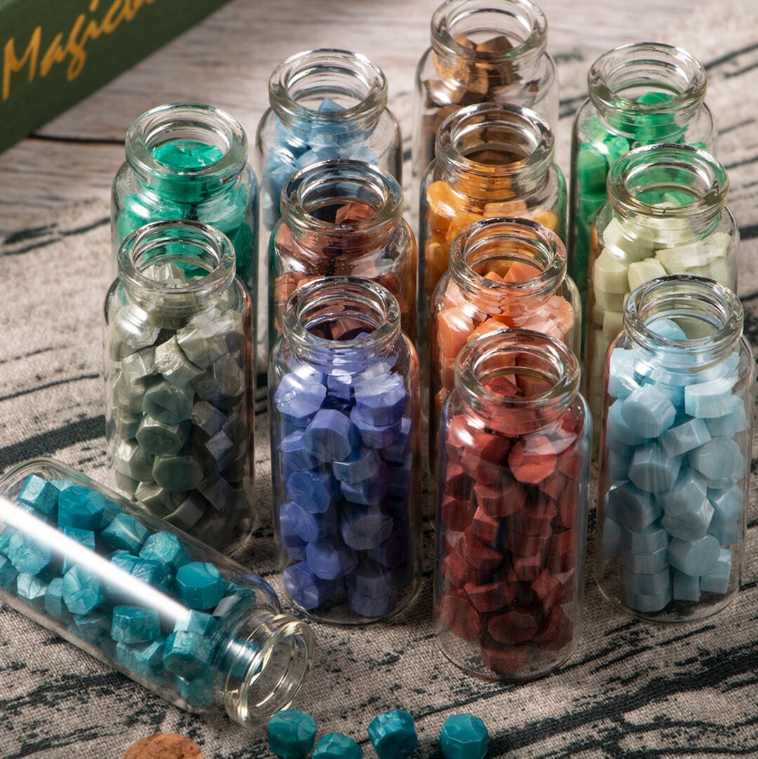 60 Pcs/bottle Wax Beads Mixing Colours Wax Tools Spoon - Etsy