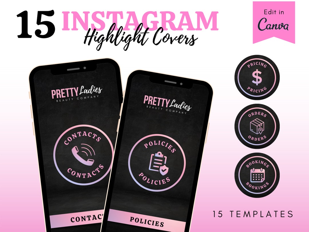 Instagram Highlight Covers Instagram Icons for Salons, Boutiques ...