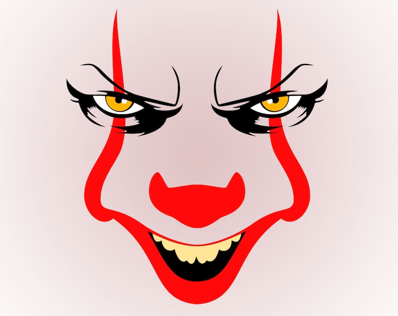 Pennywise SVG Layered - Etsy