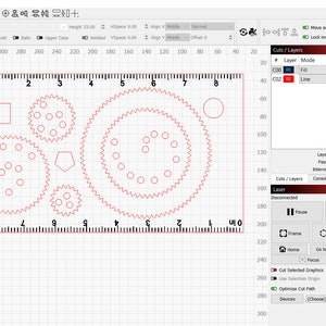 Spirograph SVG Laser Cut: Two Tool Sets Included - Perfect for Crafting ...
