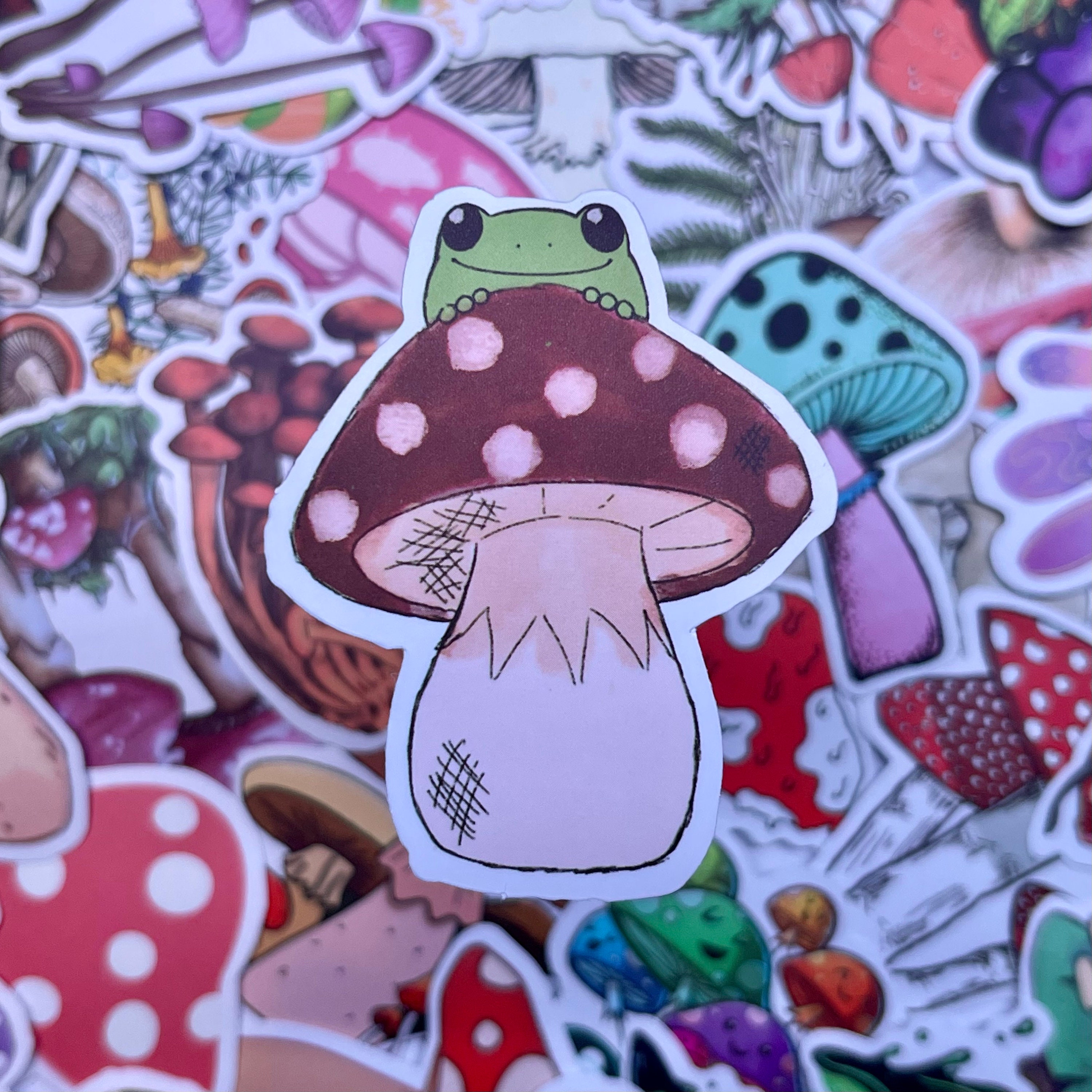 Mushroom Sticker Pack | 50 Count Sticker Pack | 100 Count Sticker Pack