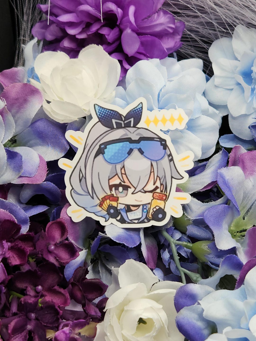 Silver Wolf Credits Vinyl Sticker - Etsy