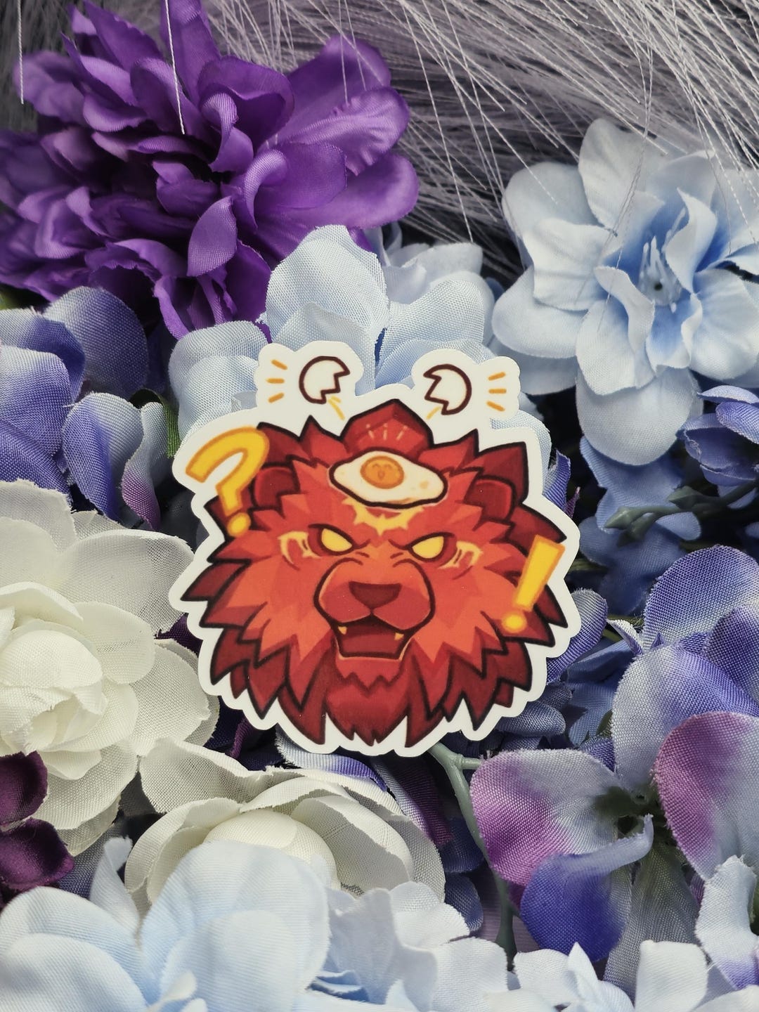 Mydei Lion Vinyl Sticker - Etsy