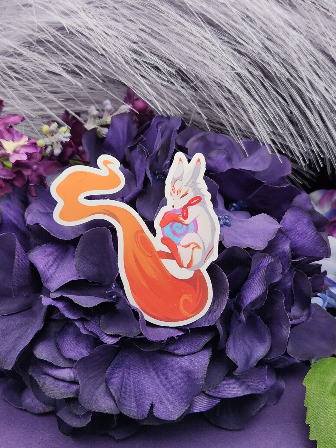 Ahri Fox Vinyl Sticker - Etsy