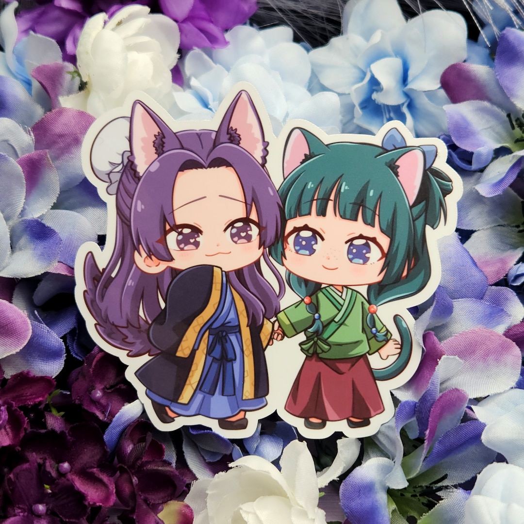 Maomao & Jinshi Chibi Vinyl Sticker - Etsy