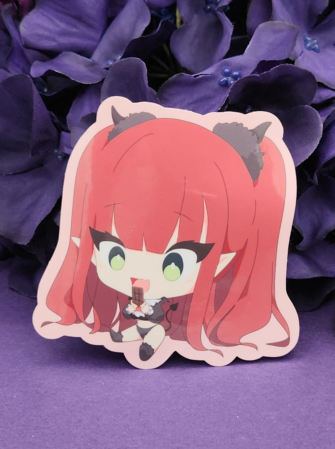 Succubus Chibi Marin Vinyl Sticker - Etsy