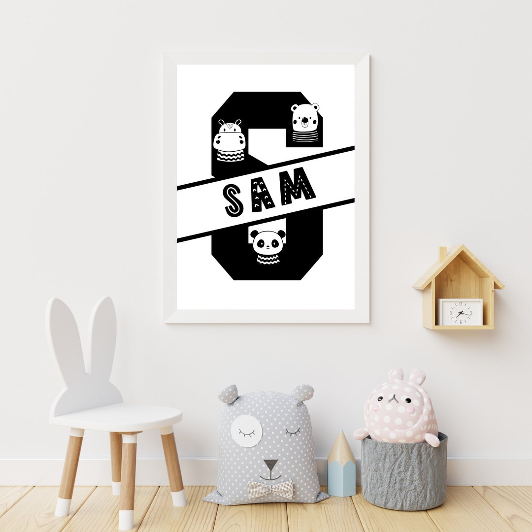 Affiche Pour Sam, Décor Chambre De Sam - Etsy