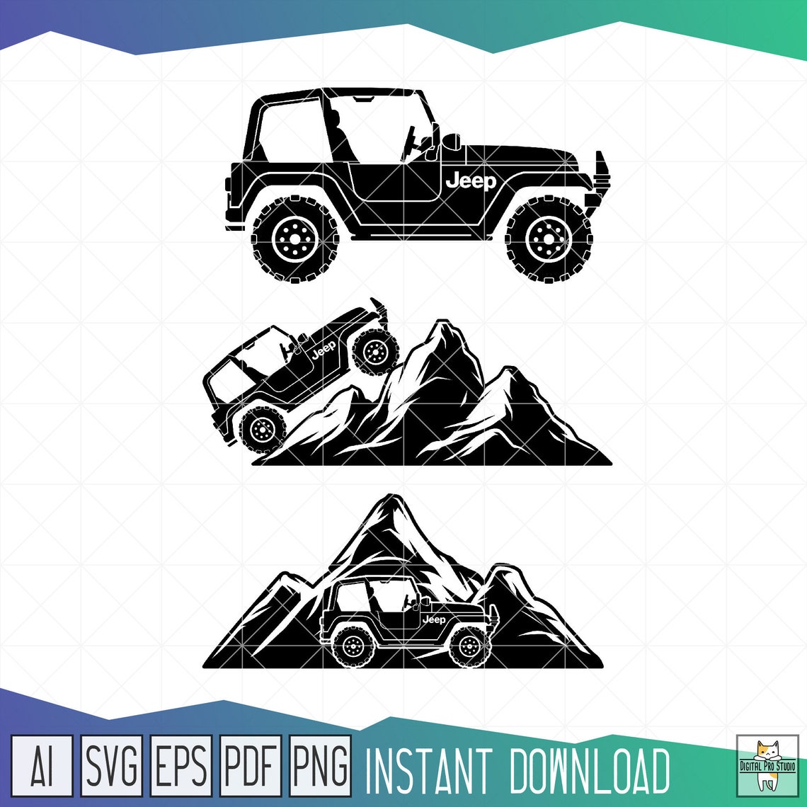JEEP SVG digital download svg bundle svg files for cricut | Etsy