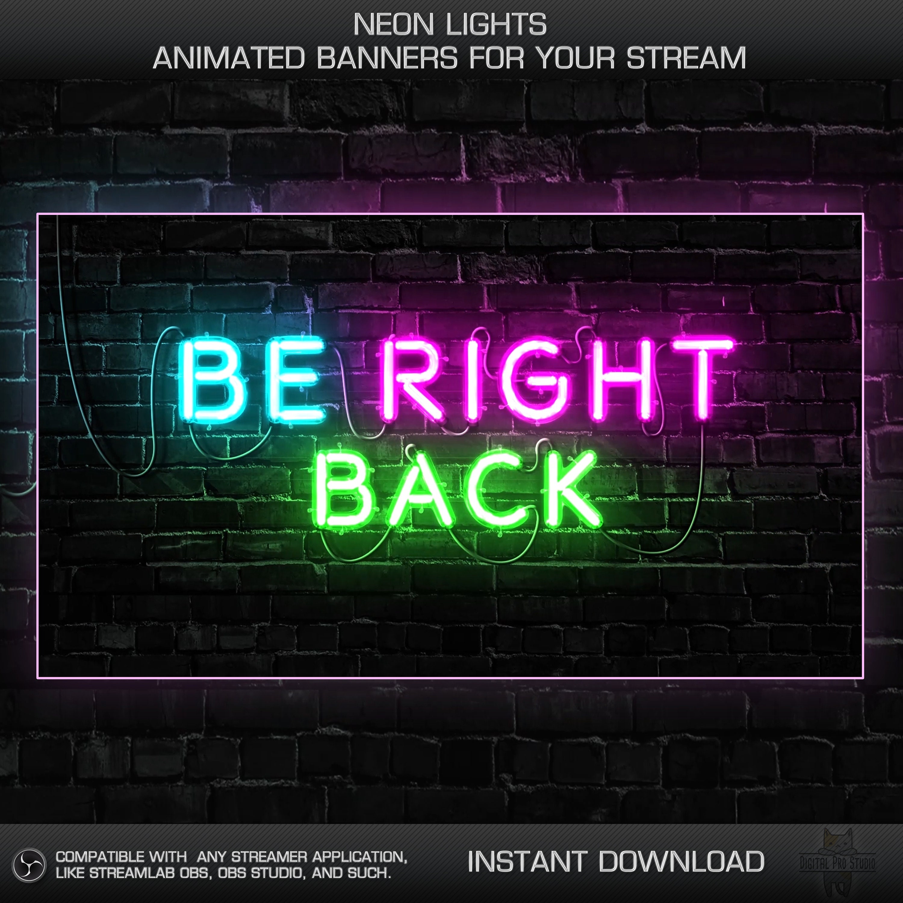 Neon Twitch Wallpapers Top Free Neon Twitch Backgrounds Wallpaperaccess ...