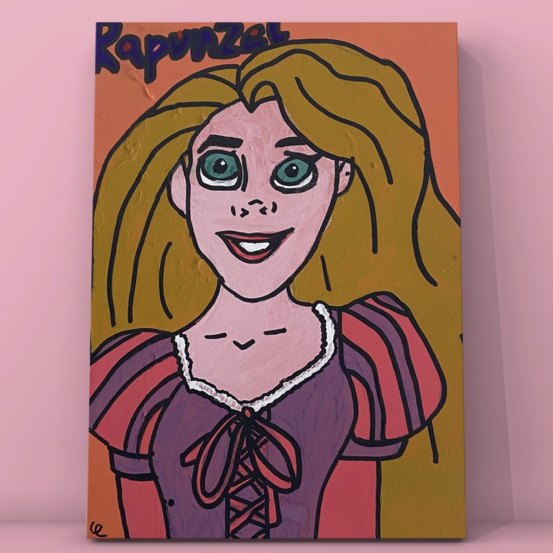 Rapunzel Painting - Etsy