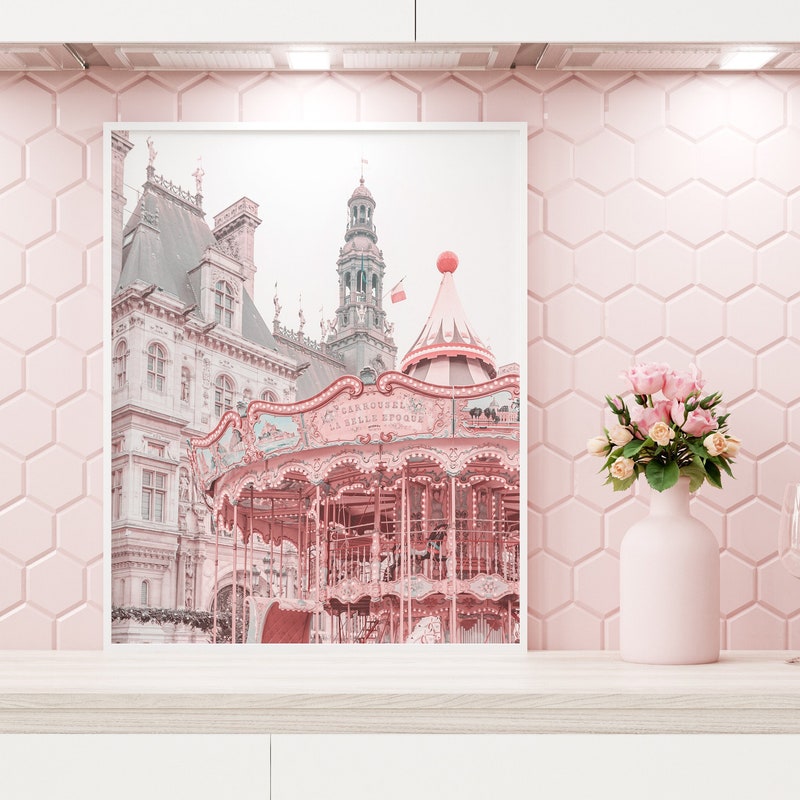 Pink Carousel - Etsy
