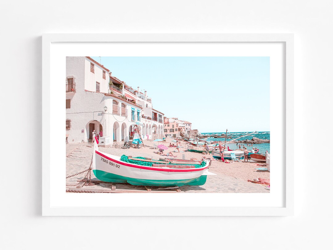 Costa Brava Beach Print, Calella De Palafrugell Spain Wall Art, Beach ...