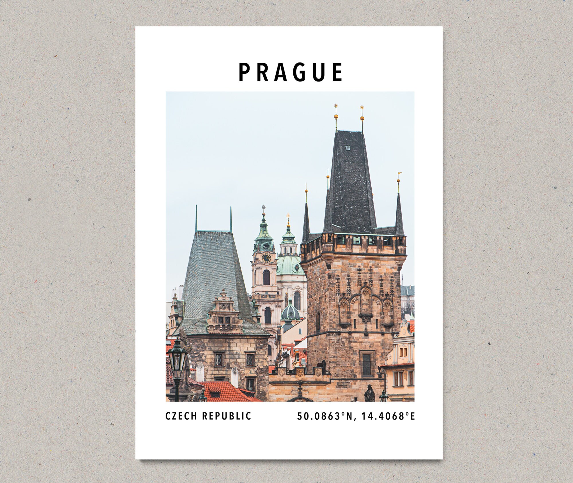 Prague print Charles Bridge Prague photography Prague wall | Etsy