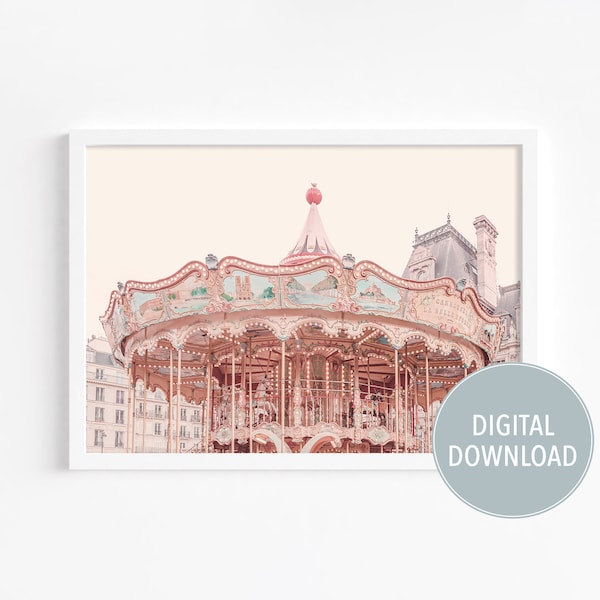 Pink Carousel - Etsy