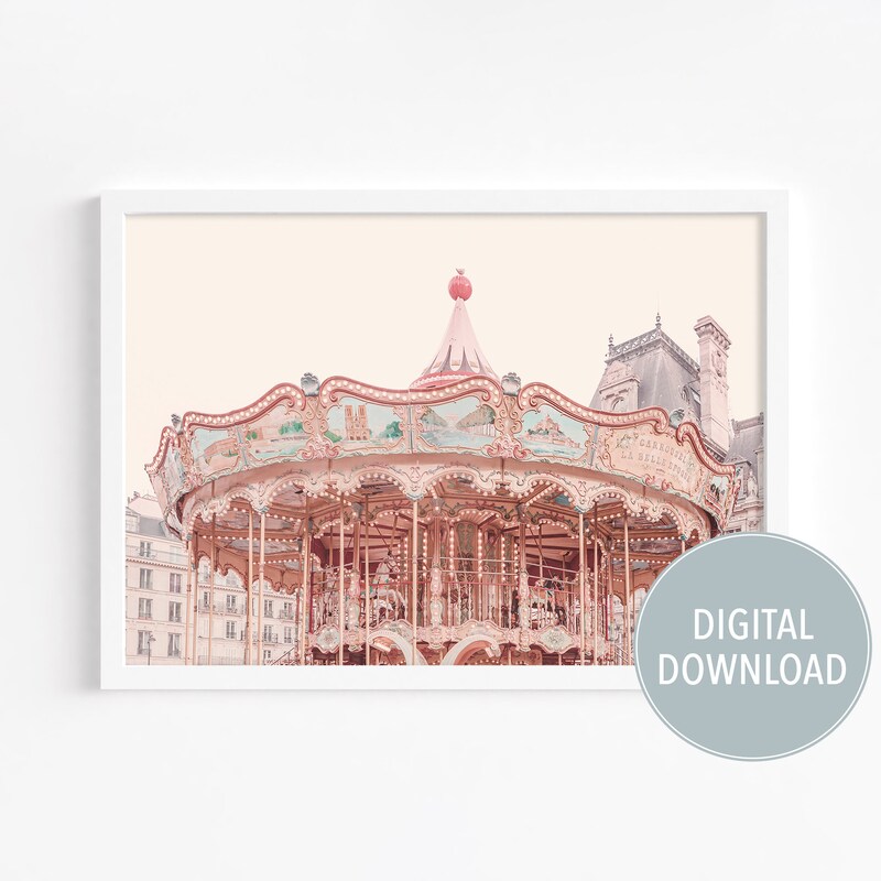 Carousel Wallpaper - Etsy
