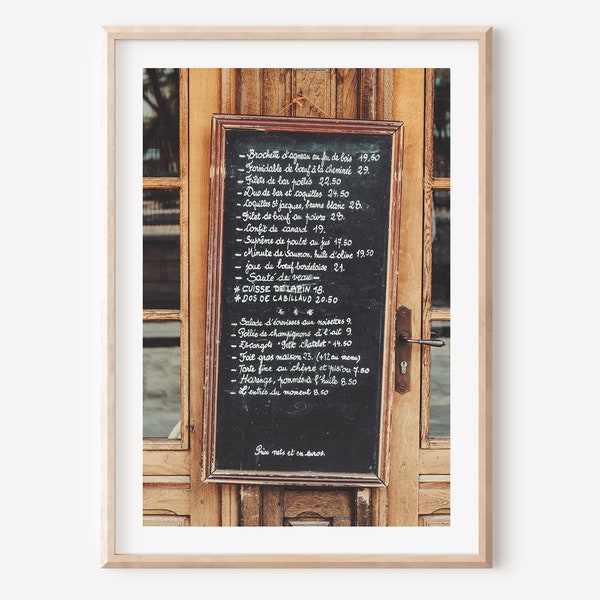 French Chalkboard - Etsy