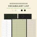 GRAPHICS Vocabulary Templates Printable Worksheet | Vocabulary Practice ...