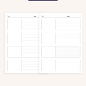 Study Note Taking Template, Digital Lecture Notes, Simple Study Note ...