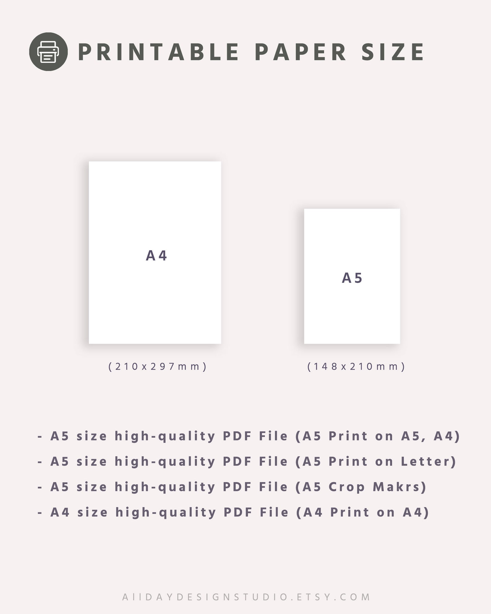 A5 Study Note Template Printable Study Planner Insert Note - Etsy