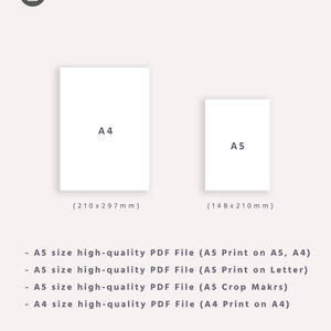 A5 Study Note Template, Printable Study Planner Insert, Note Taking ...