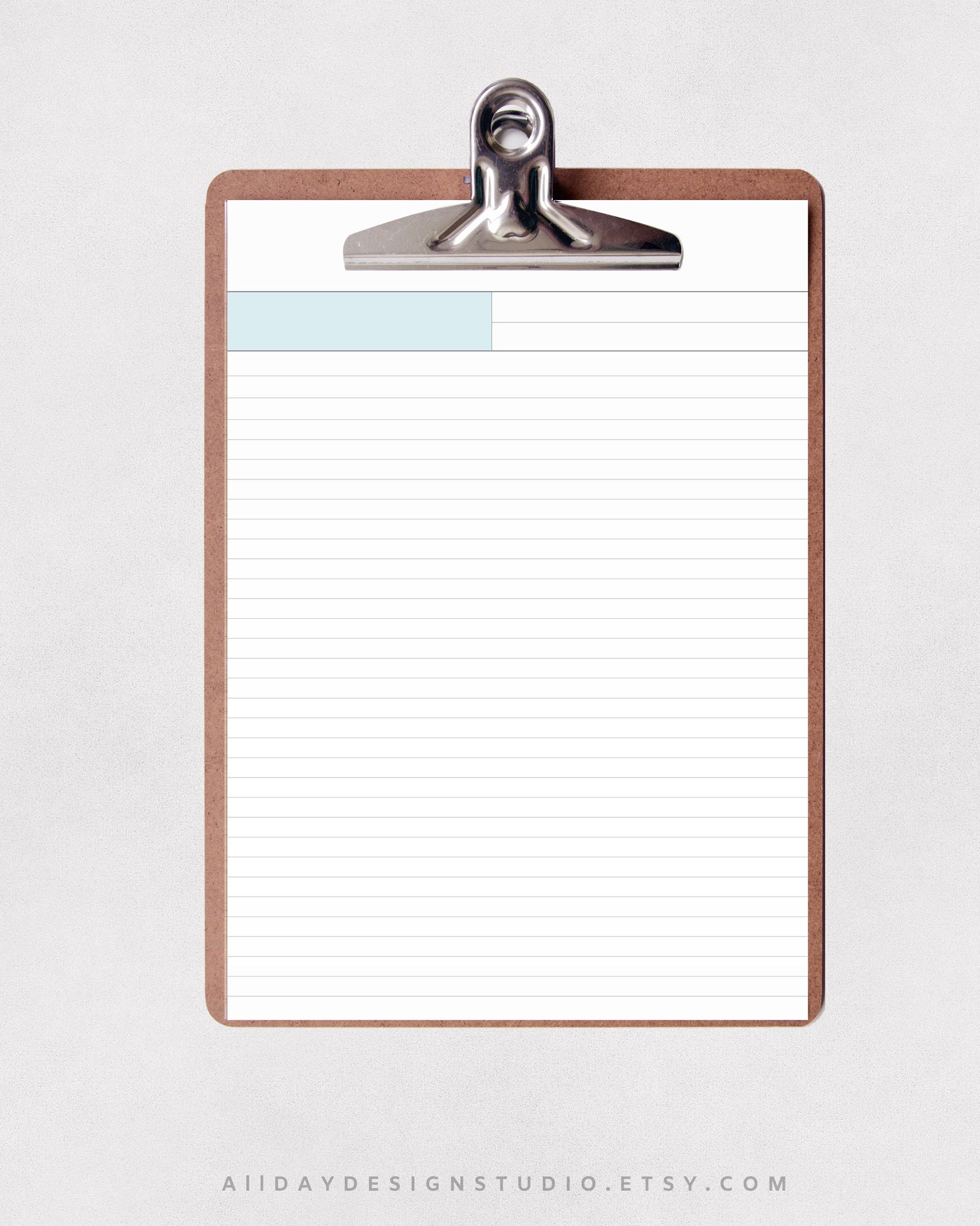 A5, A4 Printable Lined Study Notes Template, Goodnote Paper Template ...