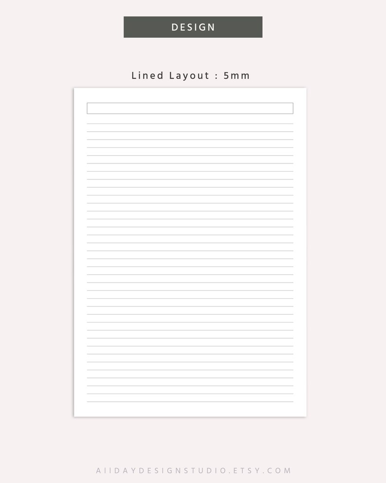 A5 Lecture Note Taking, Lined Note, Grid Note, Study Note Template ...