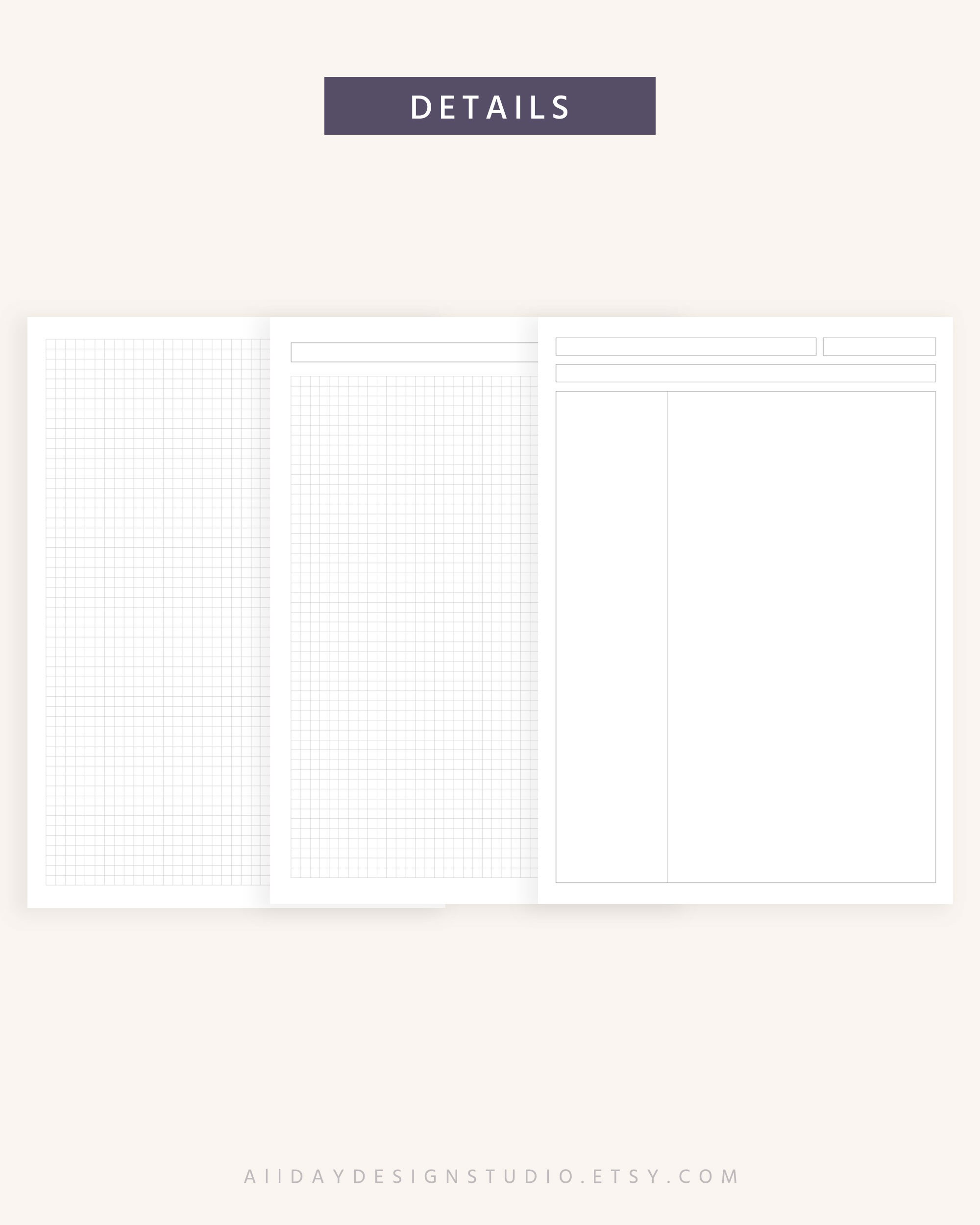 Study Note Taking Template Digital Lecture Notes Simple - Etsy Australia
