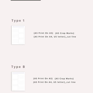 A5 Study Note Planner Insert: Printable Note Template (digital Download ...