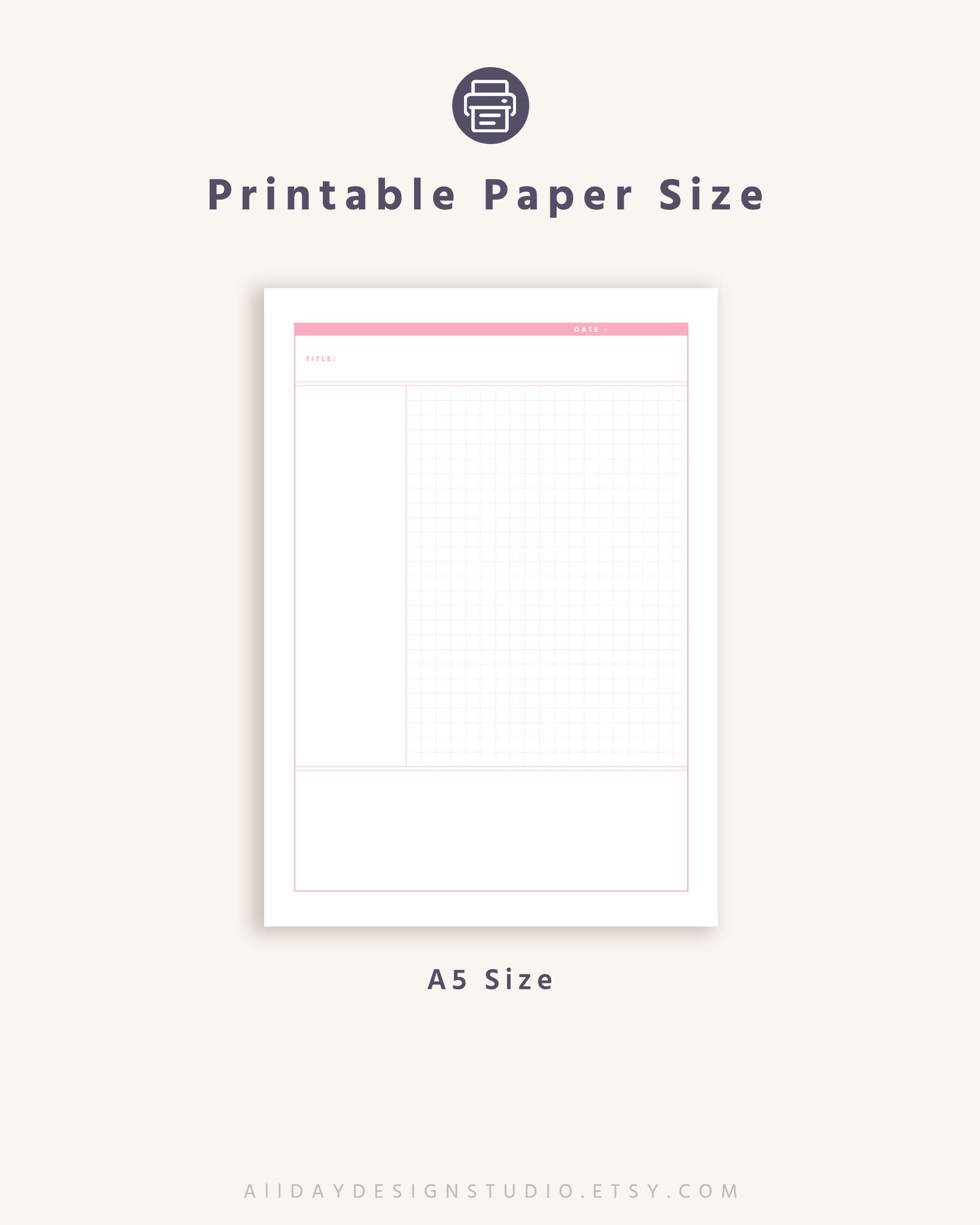 A5 SIMPLE CORNELL NOTES, College Note Taking Template Inserts, Cornell ...