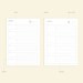 Minimal Vocabulary List, Vocabulary Note Printable Planner, Vocabulary ...