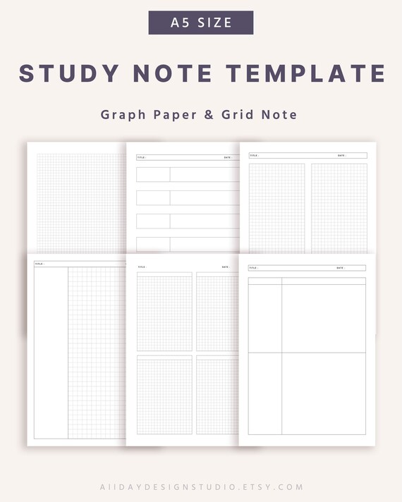 A5 Paper Size Template