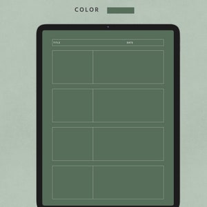 A4 Digital Study Notes, Dark Mode Cornell Goodnotes Template, Lecture ...