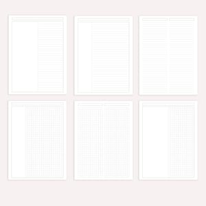 A5 Study Note Template, Printable Study Planner Insert, Note Taking ...