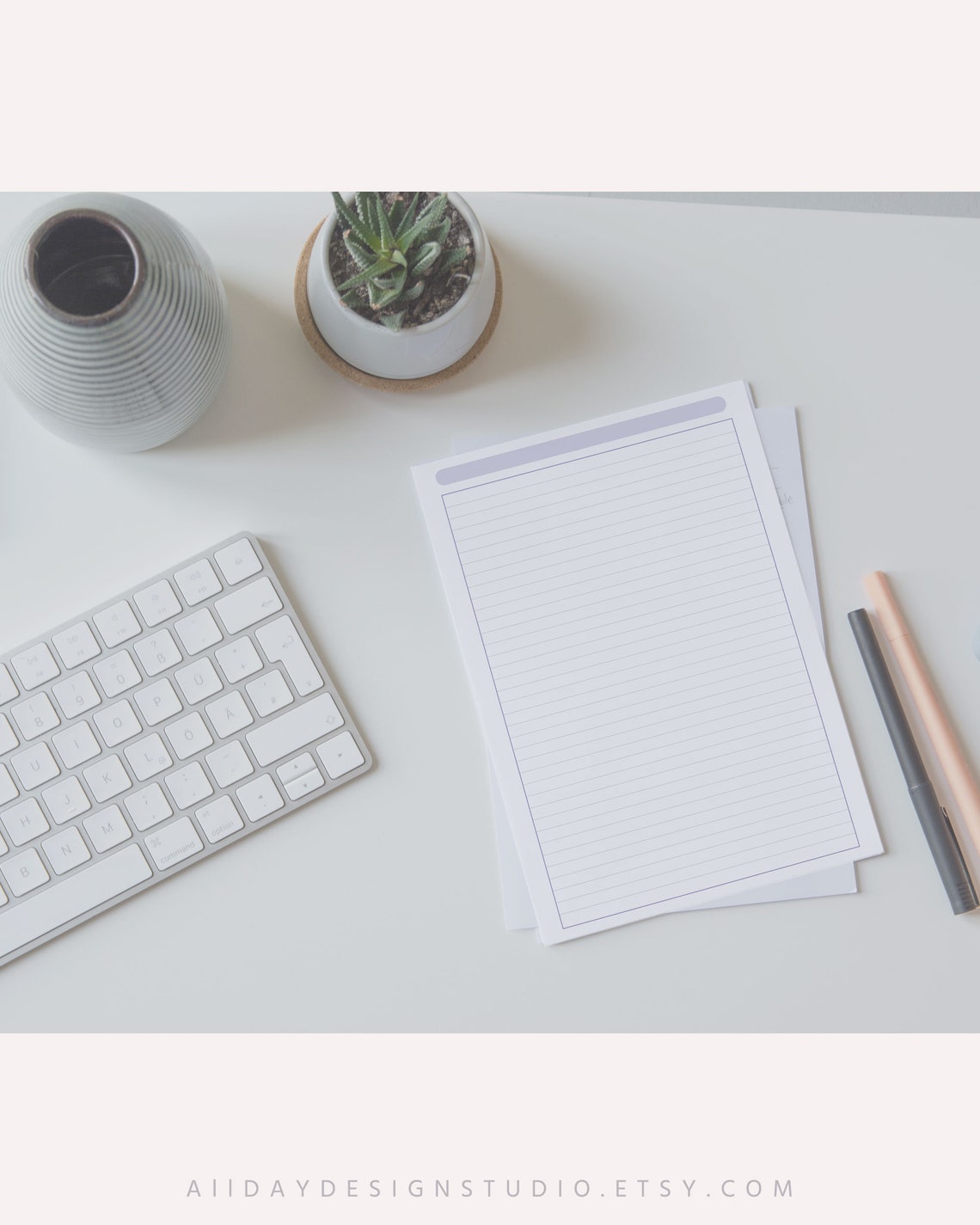 Lined Writing Paper Lined Notes Printable Study Note - Etsy