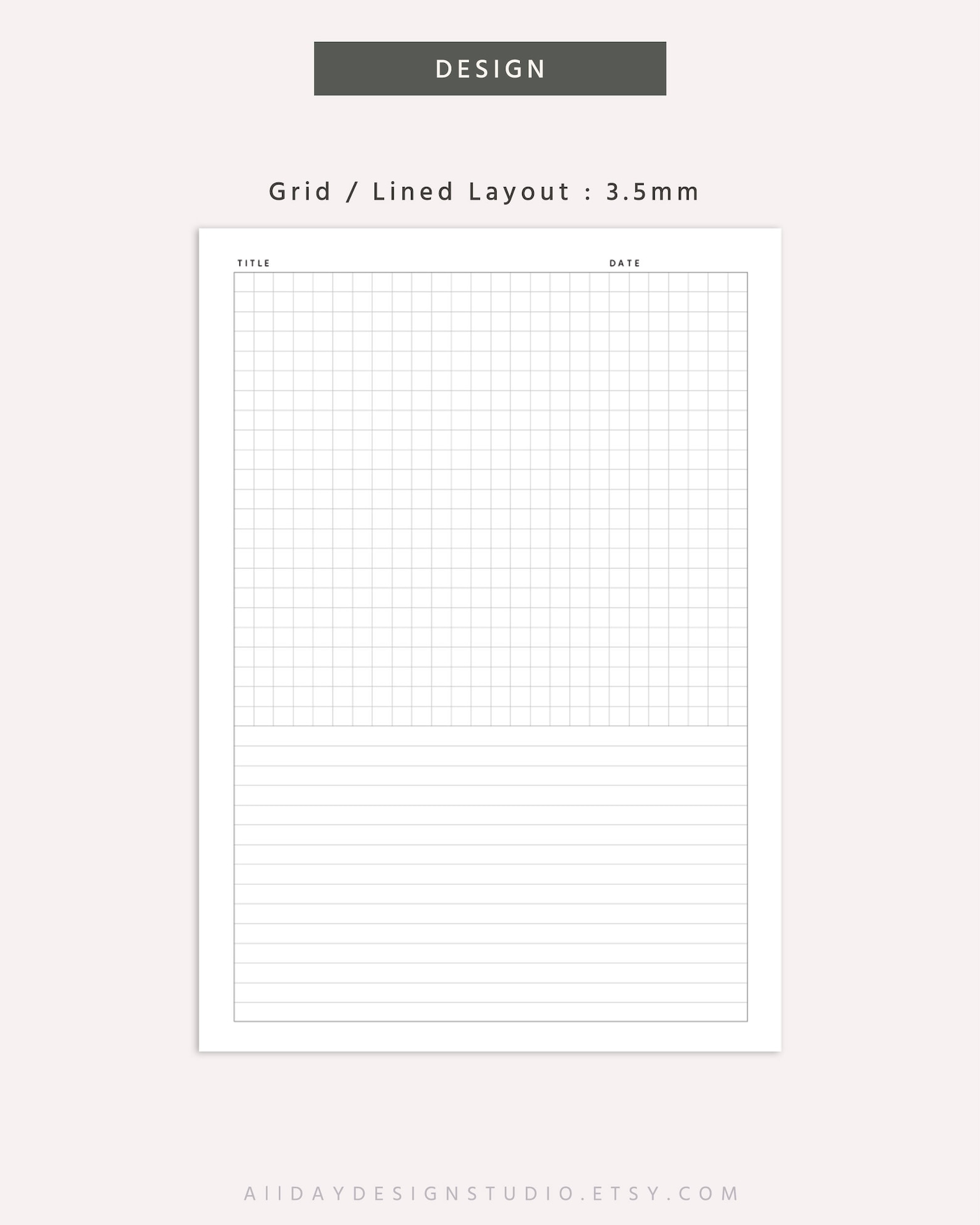 A5 Lecture Note Taking, Lined Note, Grid Note, Study Note Template ...