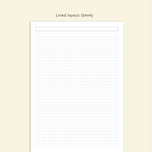 Lecture Notes Template, Notes Paper A5 Size, Writing Paper, Study Note ...