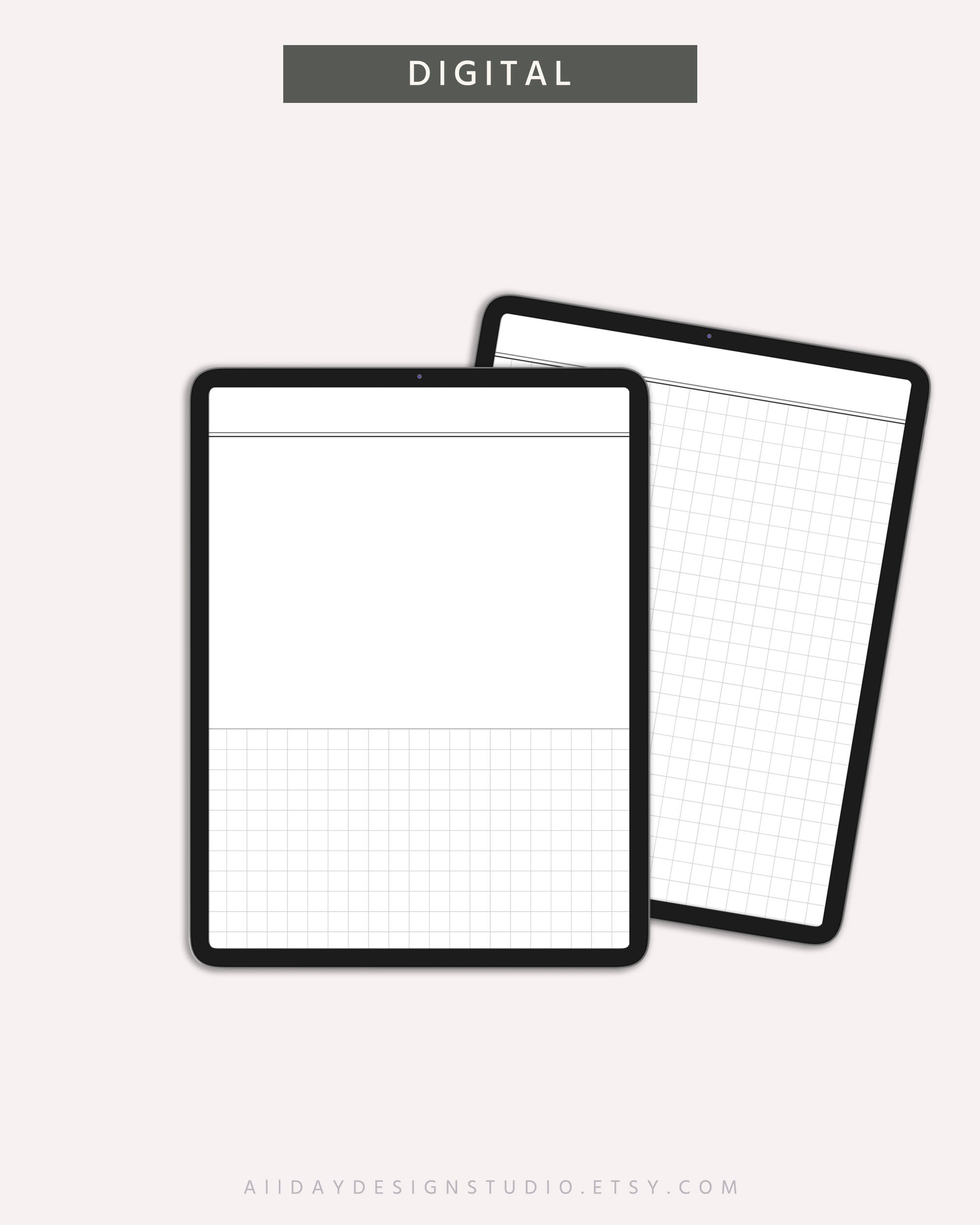 A5 Grid, Lined Note Taking Template, Student Note Template Printable ...