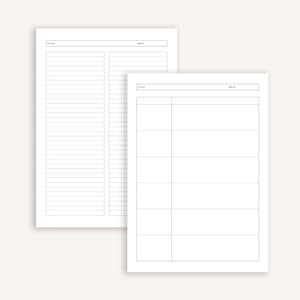 A4 Note Taking Template, Lecture Notes Taking, Study Note Template ...