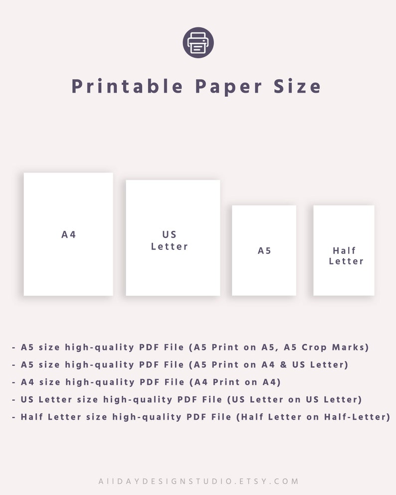 Lined Writing Paper Lined Notes Printable Study Note - Etsy