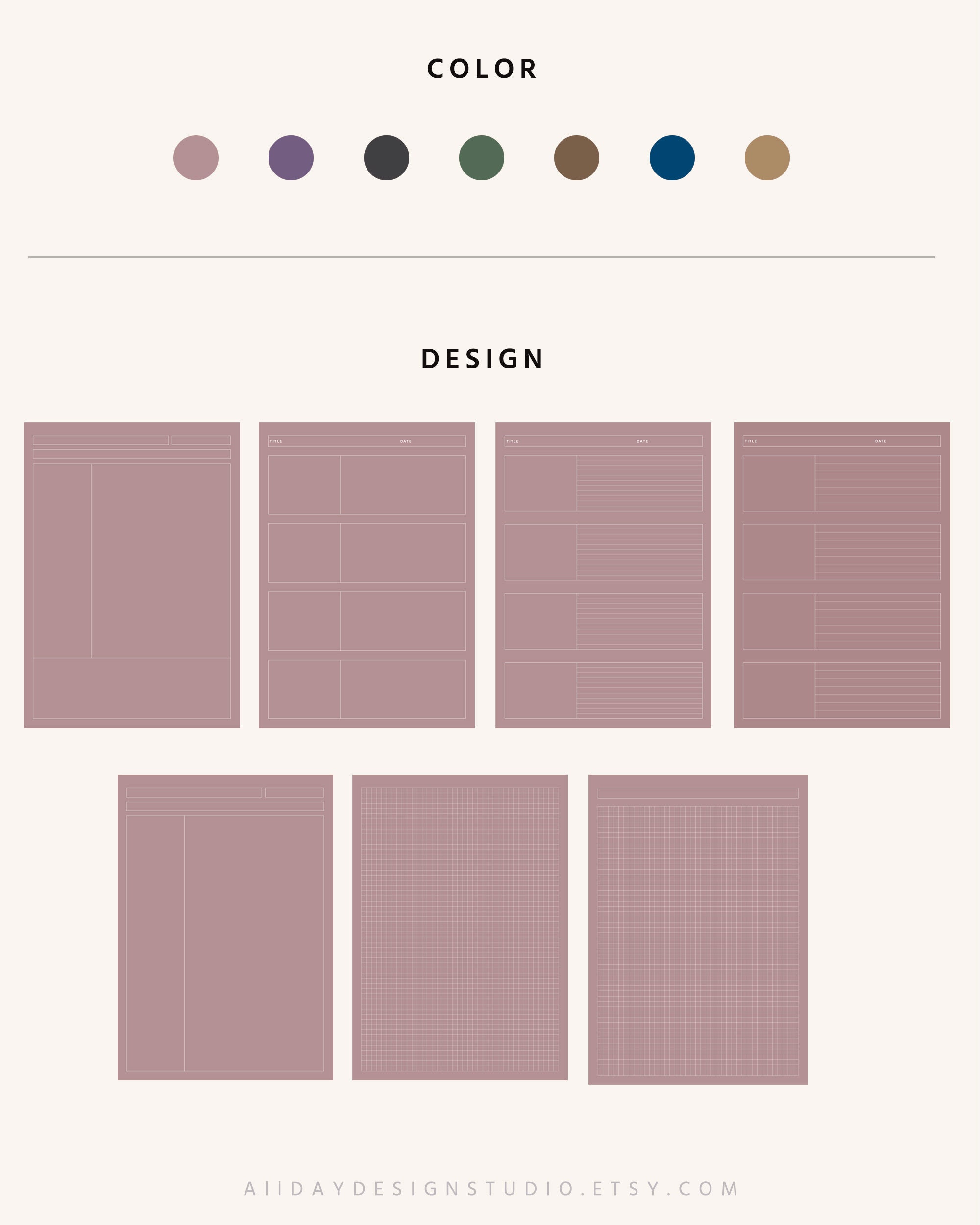 A4 Digital Study Notes, Dark Mode Cornell Goodnotes Template, Lecture ...