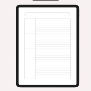 A5, A4 Printable Study Note Template, Notes Taking, Study Note Paper ...