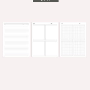 Study Notes Template, Class Notes Template, Lecture Notes Bundle, Lined