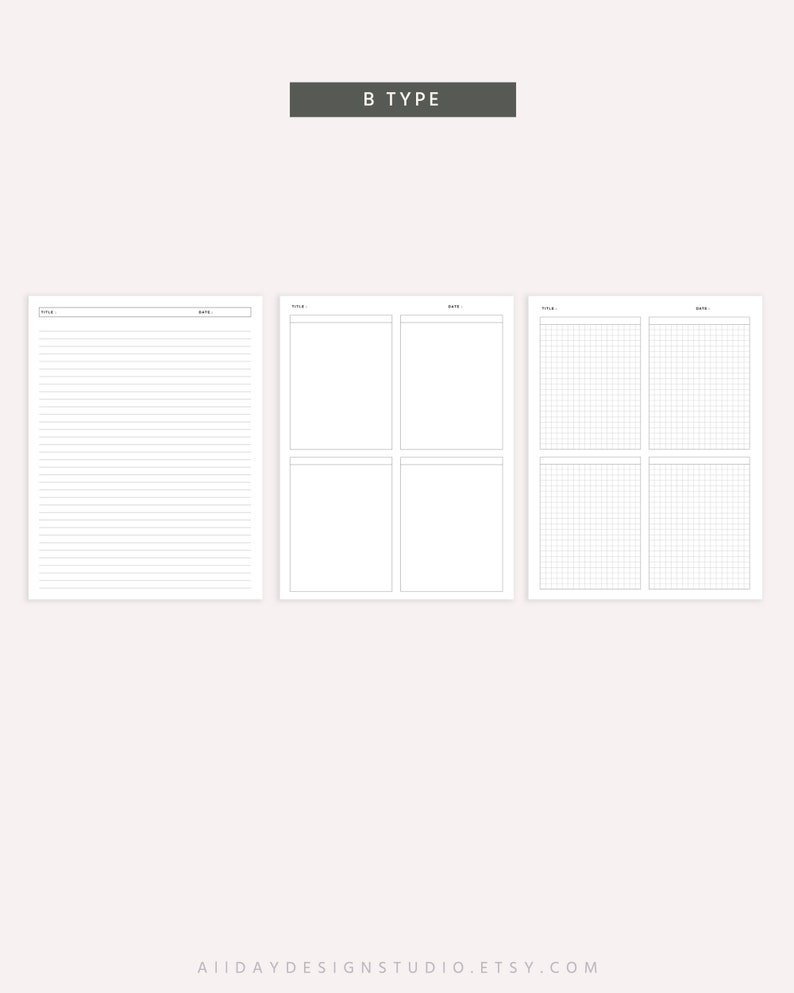 Study Notes Template, Class Notes Template, Lecture Notes Bundle, Lined ...