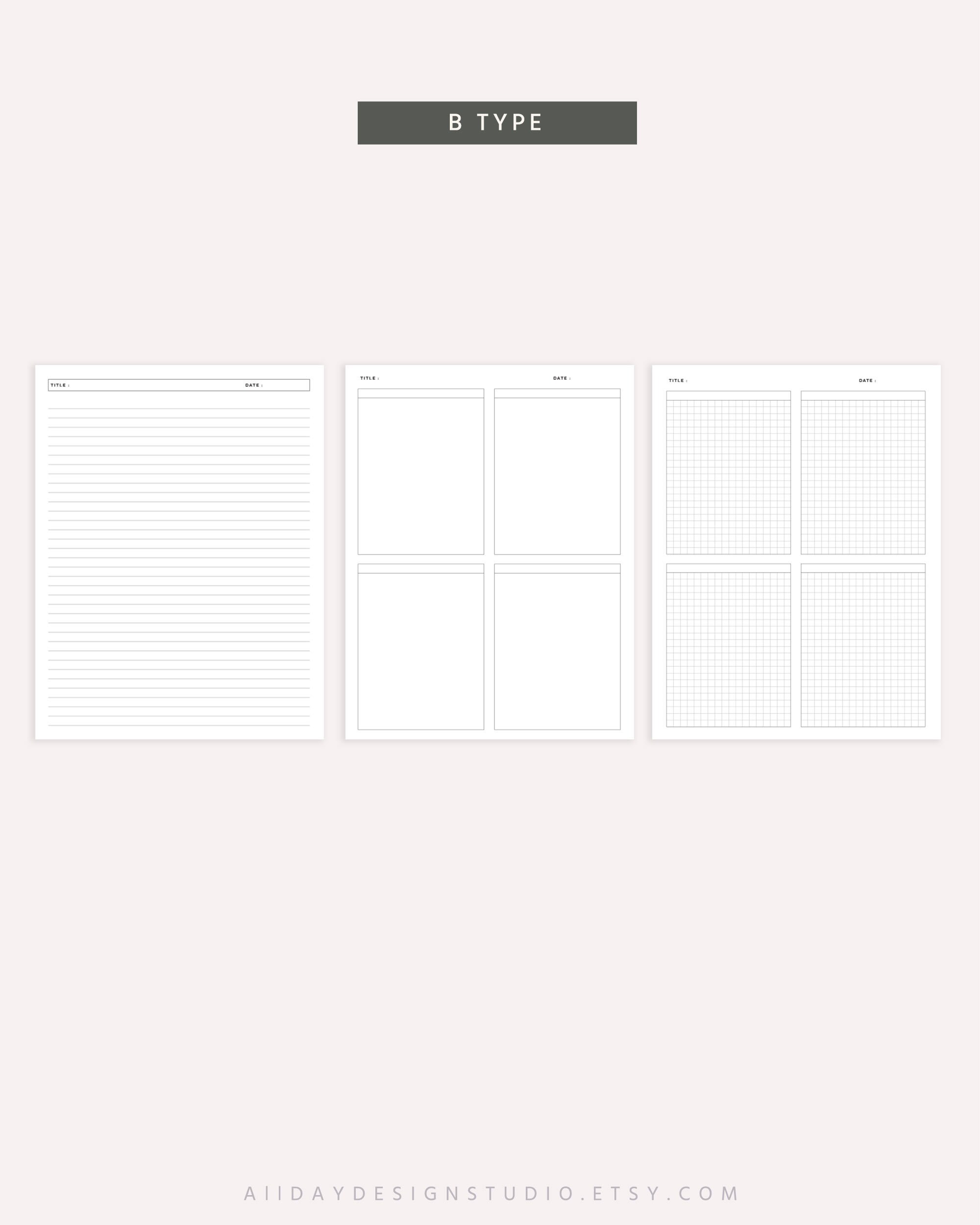 Study Notes Template, Class Notes Template, Lecture Notes Bundle, Lined ...