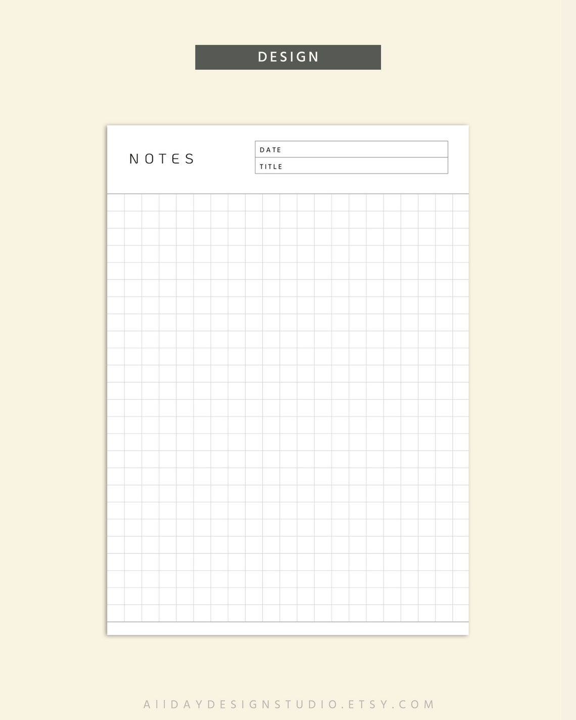A5 Size Notes Paper, Lined, Grid Notes, Printable Study Note Template ...