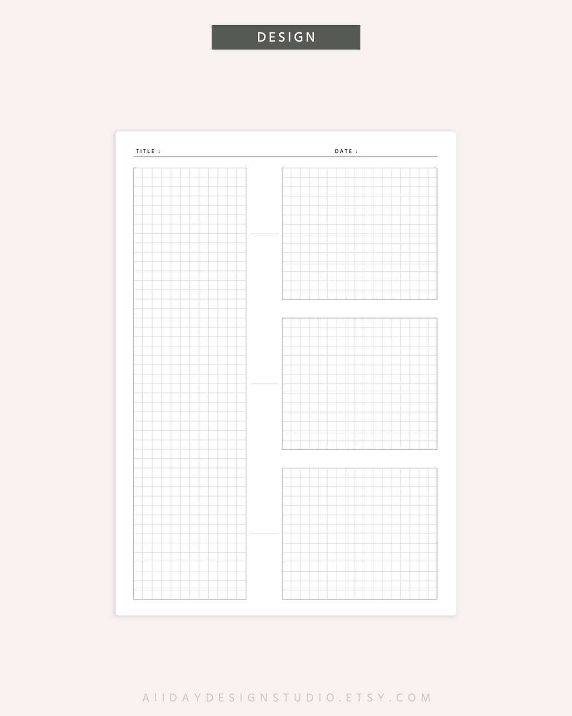 A5 Note Taking Template Study Concept Chart Paper Lecture | Etsy